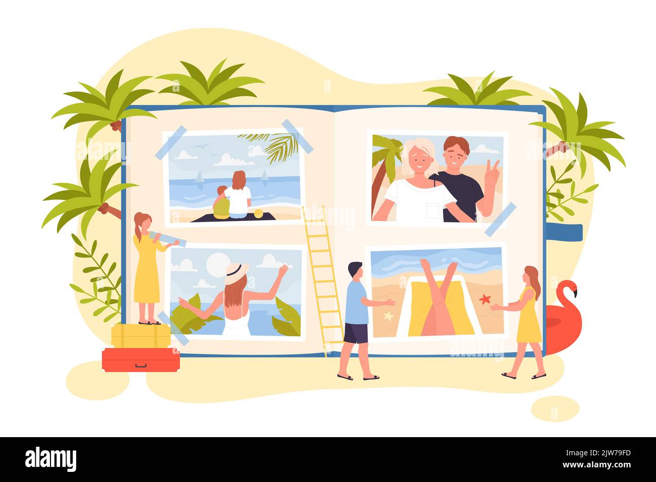 Souvenir photo photograph Cut Out Stock Images & Pictures - Alamy