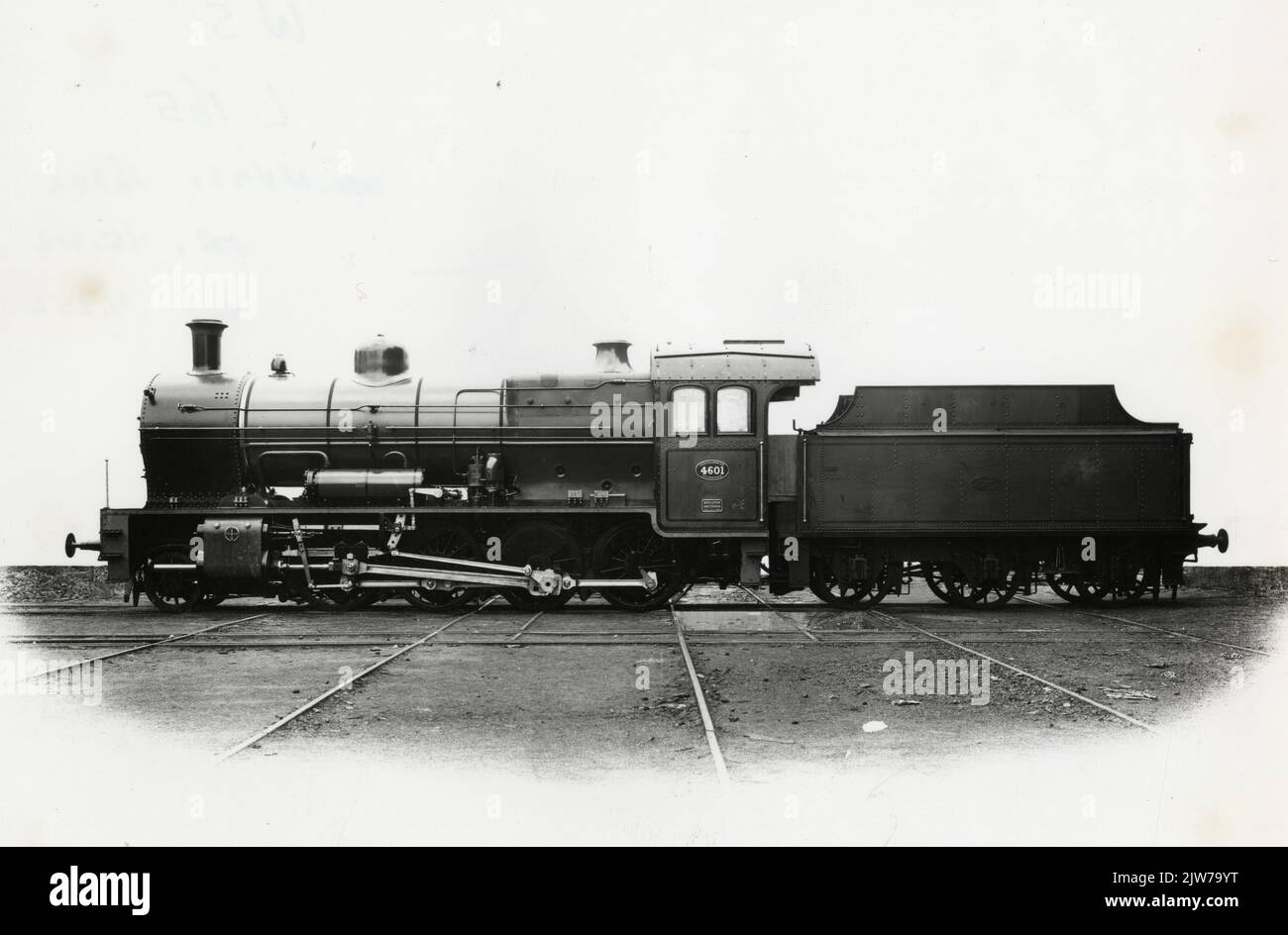 Image of the factory-new steam locomotive No. 4601 (series 4600, nos ...