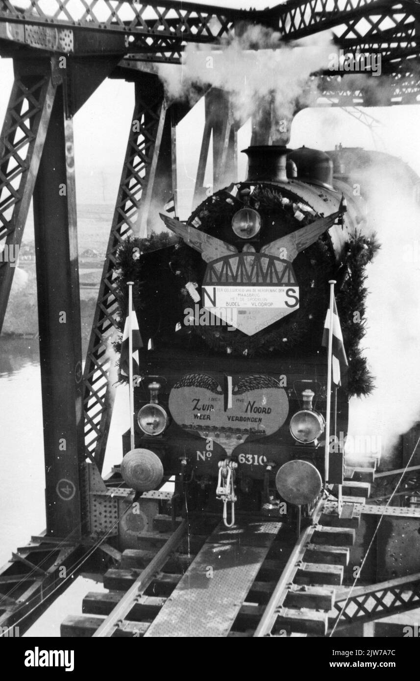 Image of the steam locomotive No. 6310 (series 6300) of the N.S. With ...