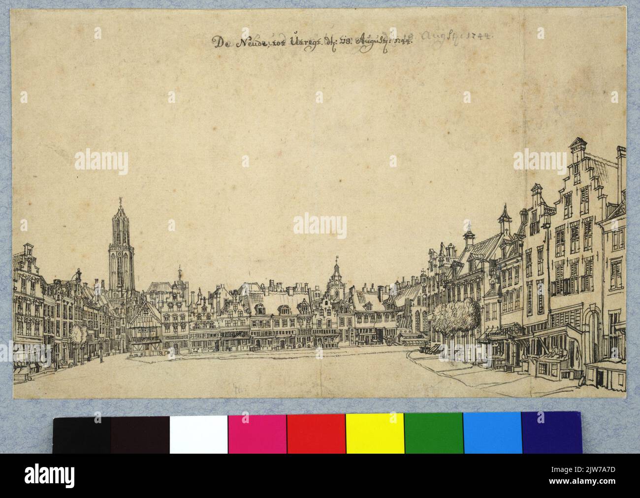 The Neude to Utregt. dt. 18. August: 1744 Stock Photo - Alamy