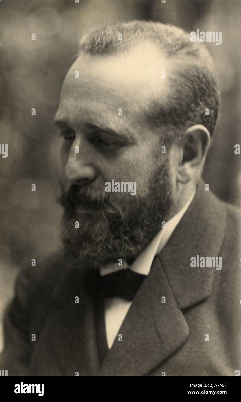 Portrait of Rudolf Magnus, born Braunschweig (Germany) 2 Sept 1873 ...