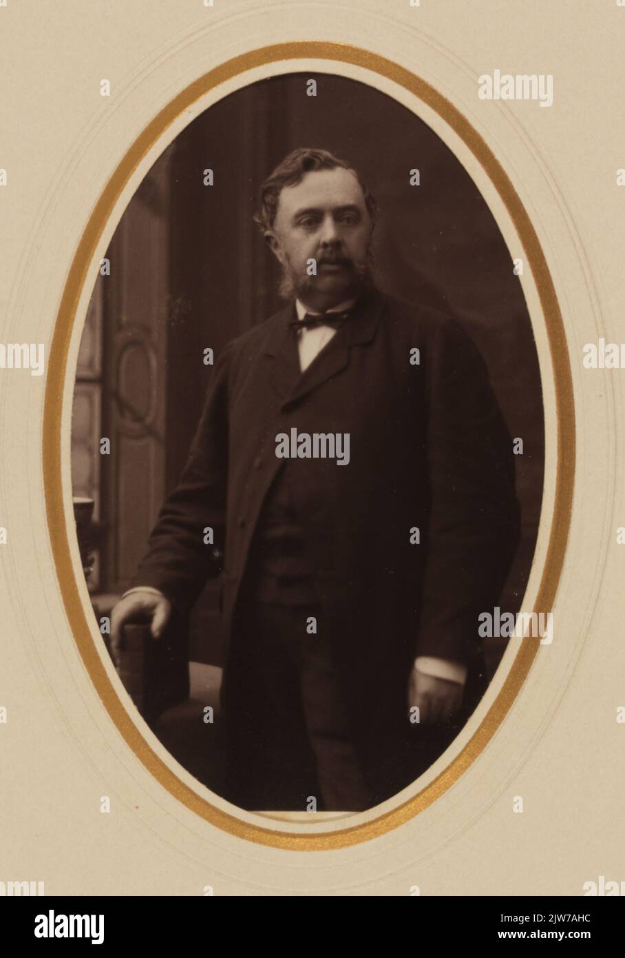 Portrait of A. van Lawick van Pabst. Too half lee from the front ...