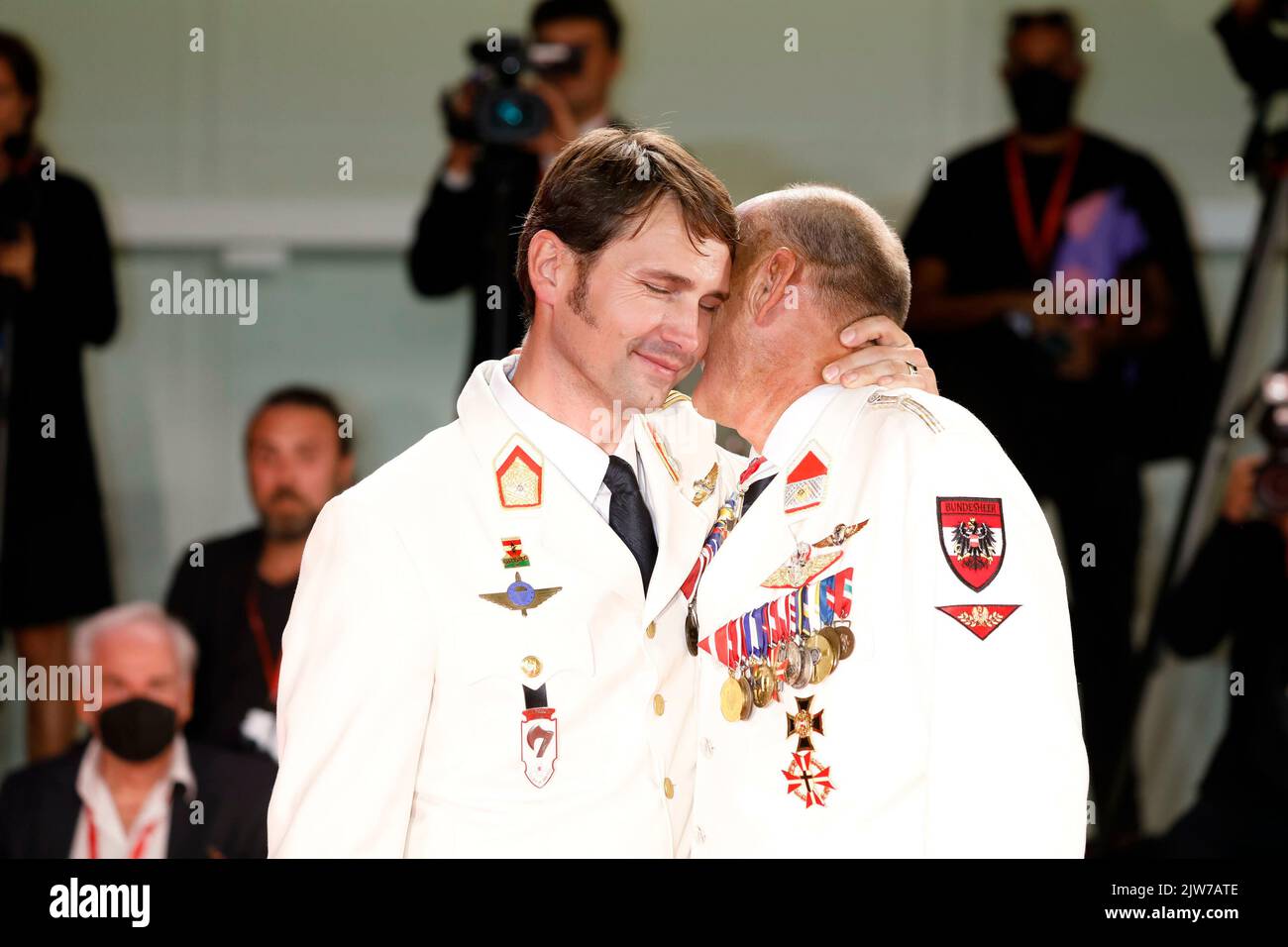 Mario Falak and Charles Eismayer attend the premiere of 'Master ...