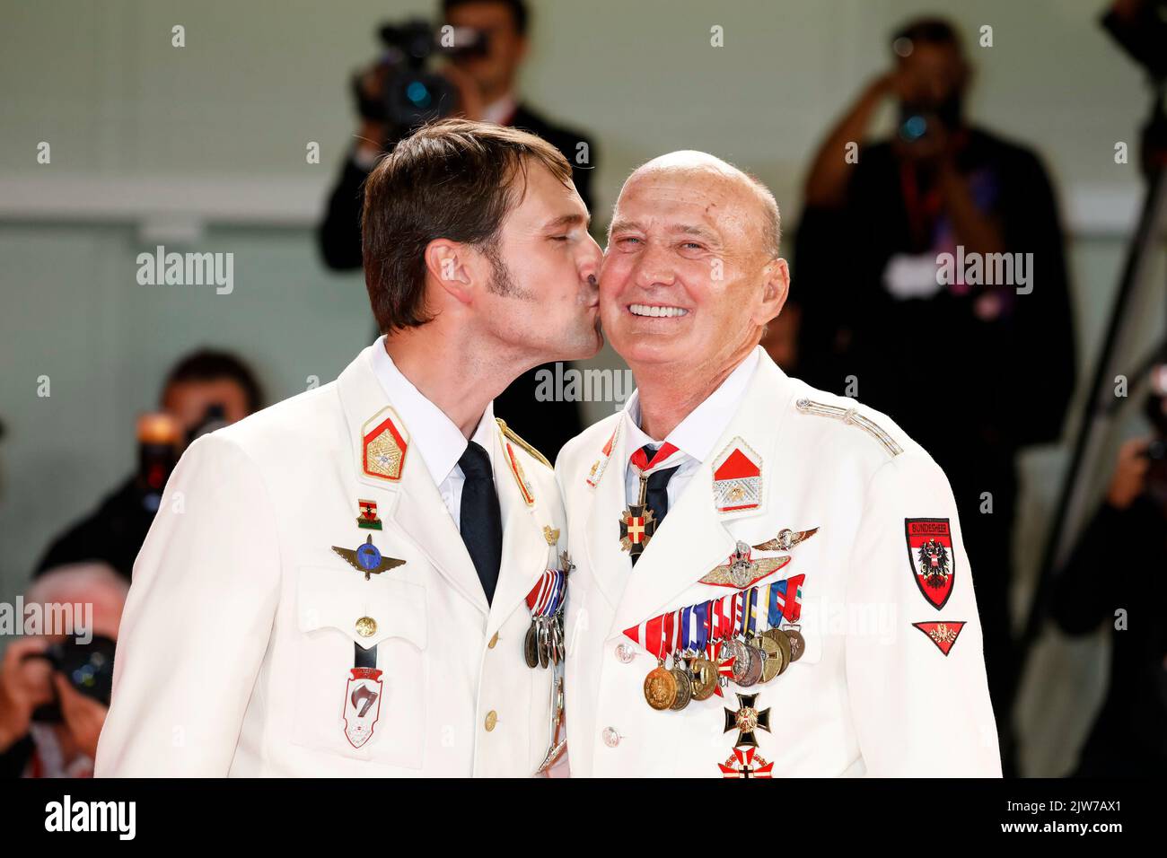 Mario Falak and Charles Eismayer attend the premiere of 'Master ...