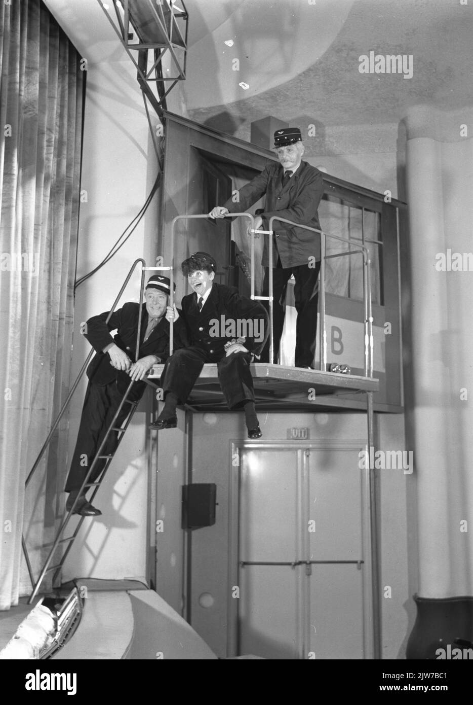 Image of a scene from the program "ABC Expres" of the ABC cabaret Stock ...