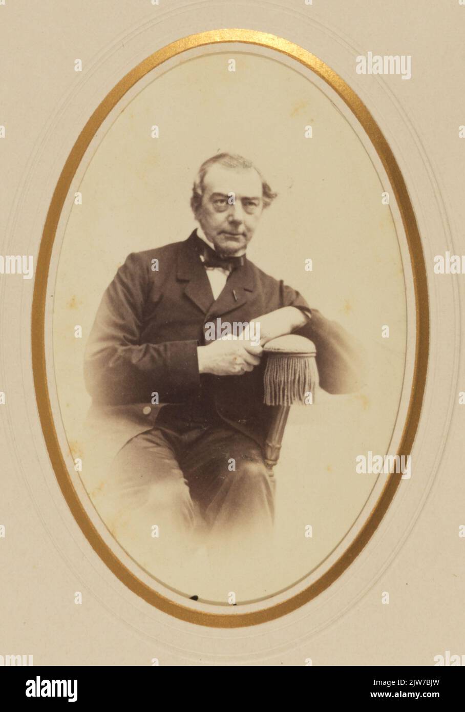 Portrait of mr. W.C. Mees, born 1813, president of curator of the ...