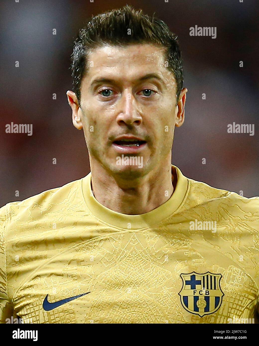 Robert Lewandowski of FC Barcelona during the La Liga match between ...