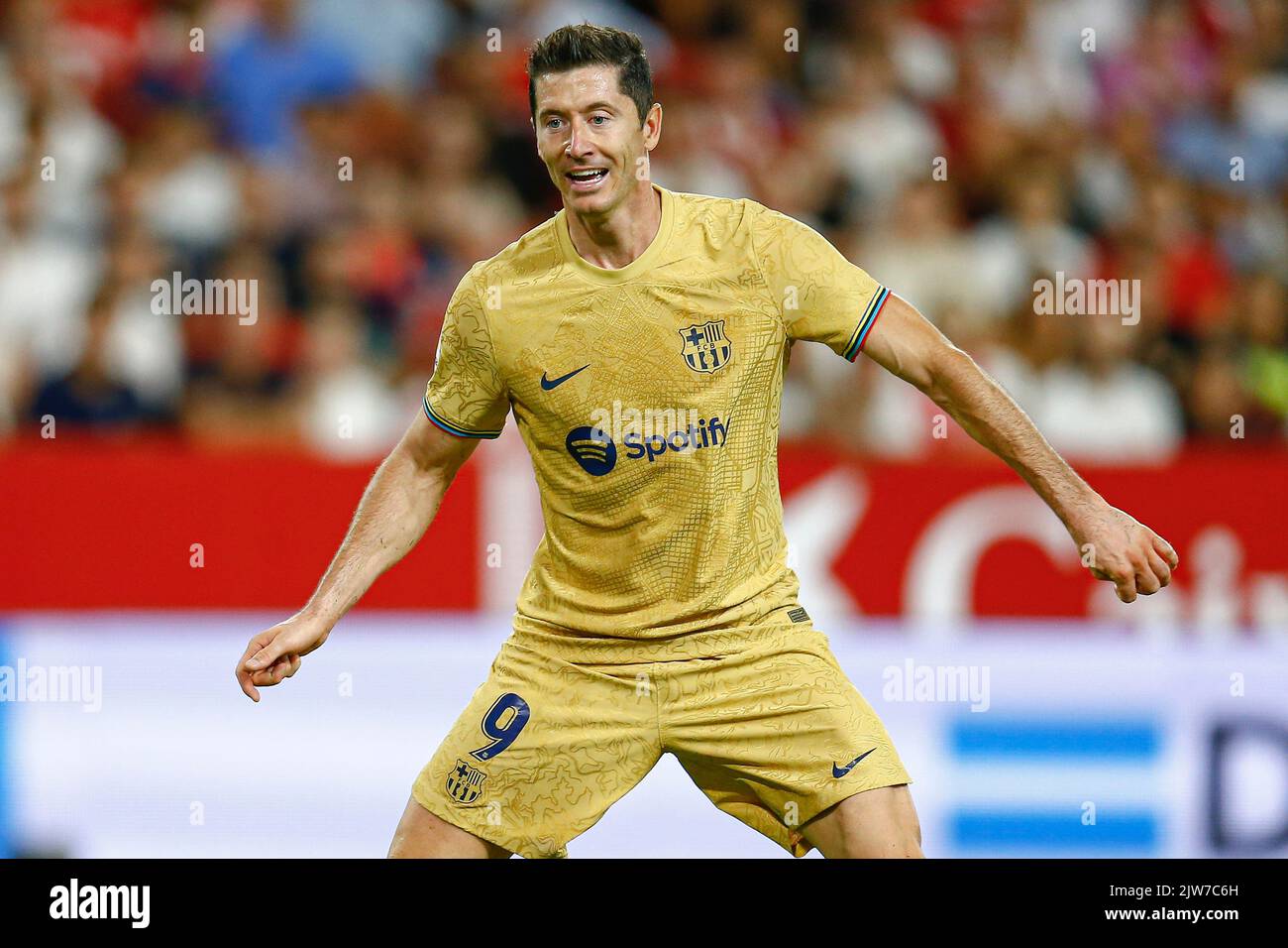 Robert Lewandowski of FC Barcelona during the La Liga match between ...