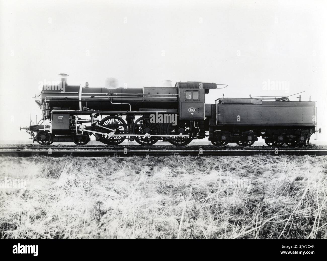 Image of the steam locomotive No. 3605 (series 3600) of the N.S Stock Photo - Alamy
