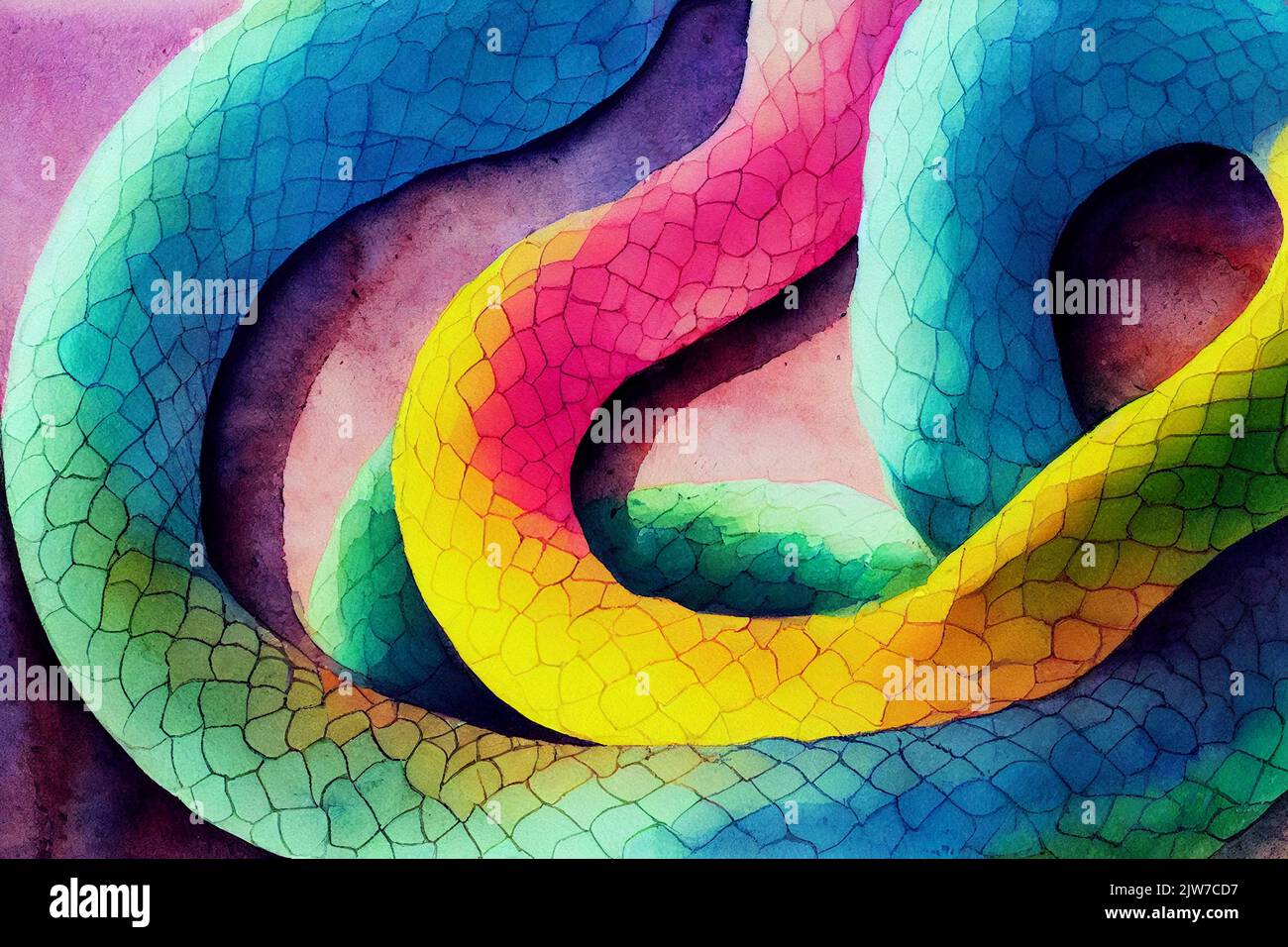 Watercolor print animals hi-res stock photography and images - Alamy