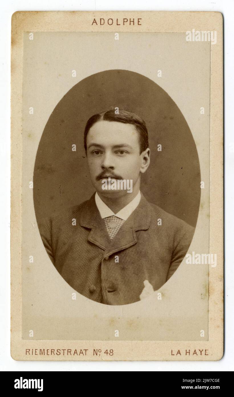 Portrait of J.E. Boddaert. Bust from the front, in oval Stock Photo - Alamy