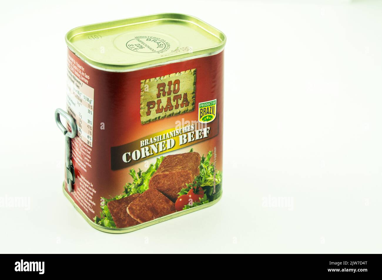 Hamburg, Germany - September 3 2022: Rio Plata Corned Beef tin ...