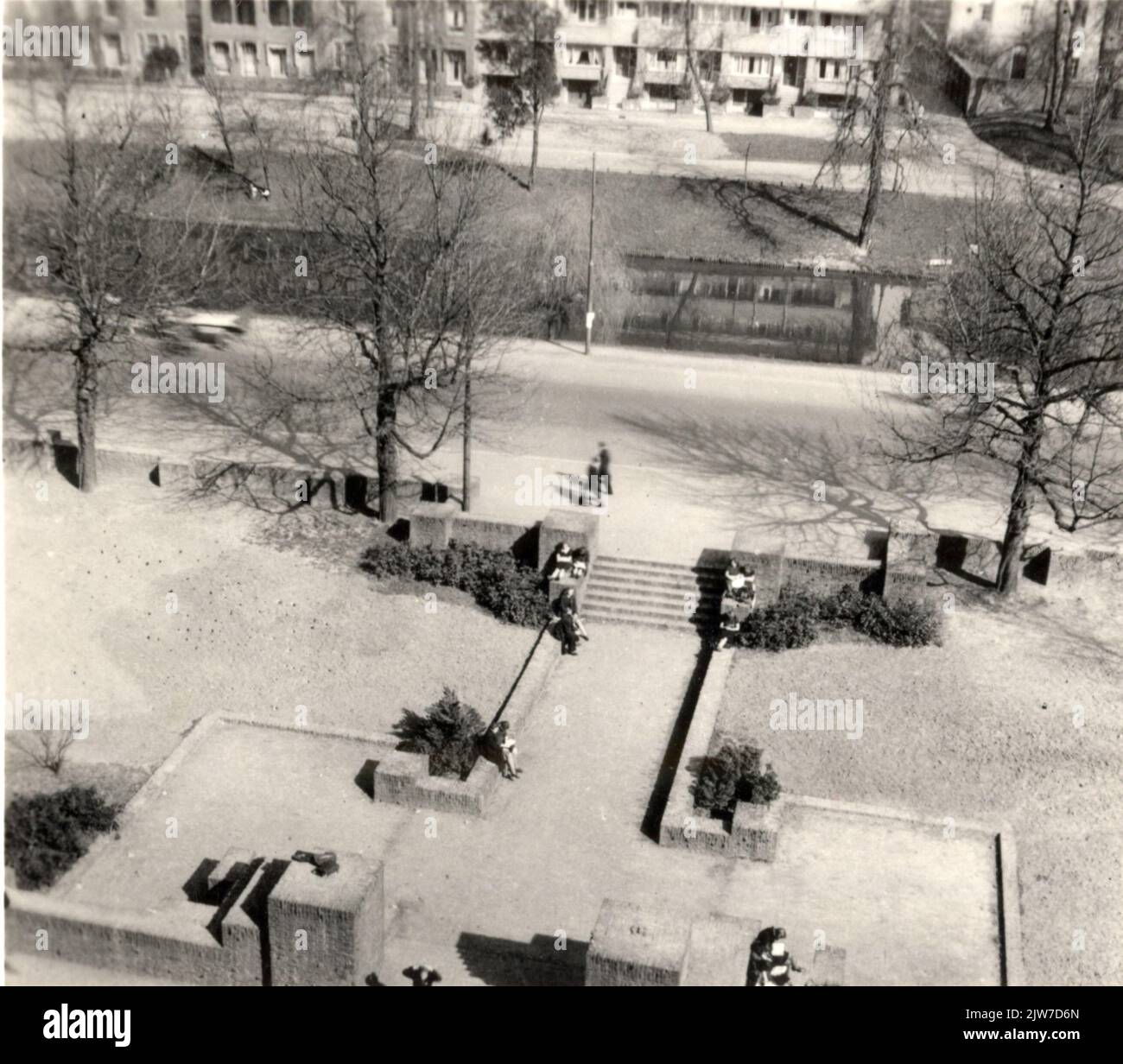 View of the park for the 3rd administration building of the Dutch ...