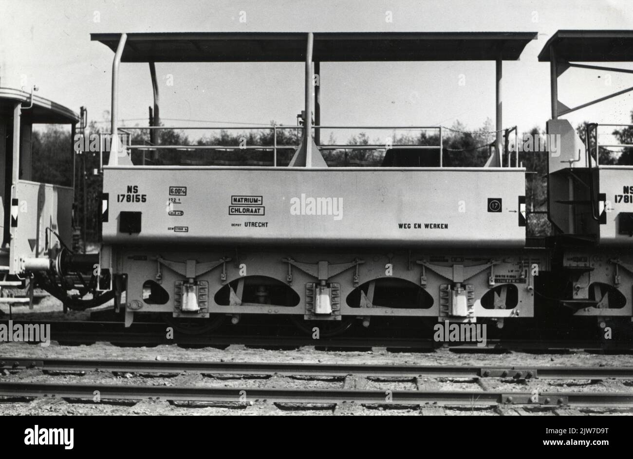 Image of Wagen No. NS 178 155 for the transport of sodium chlorate of ...
