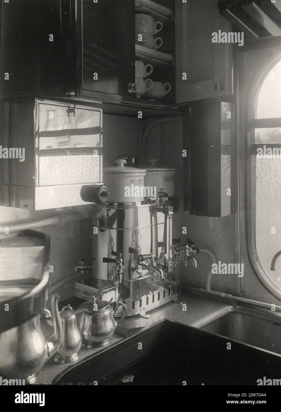 Interior of an electric train set matt. 1936 of the N.S. (Nos. 601-637 ...