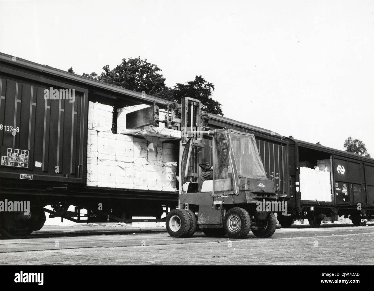 Goods wagon type rail hi-res stock photography and images - Alamy
