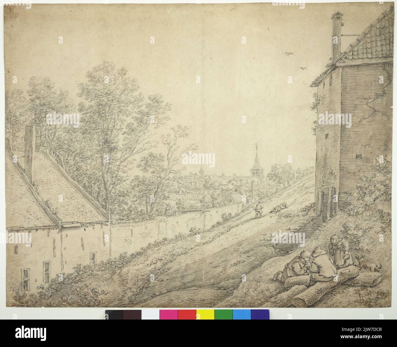 Face from the Wal in Utrecht at the height of Zilverstraat with the ...