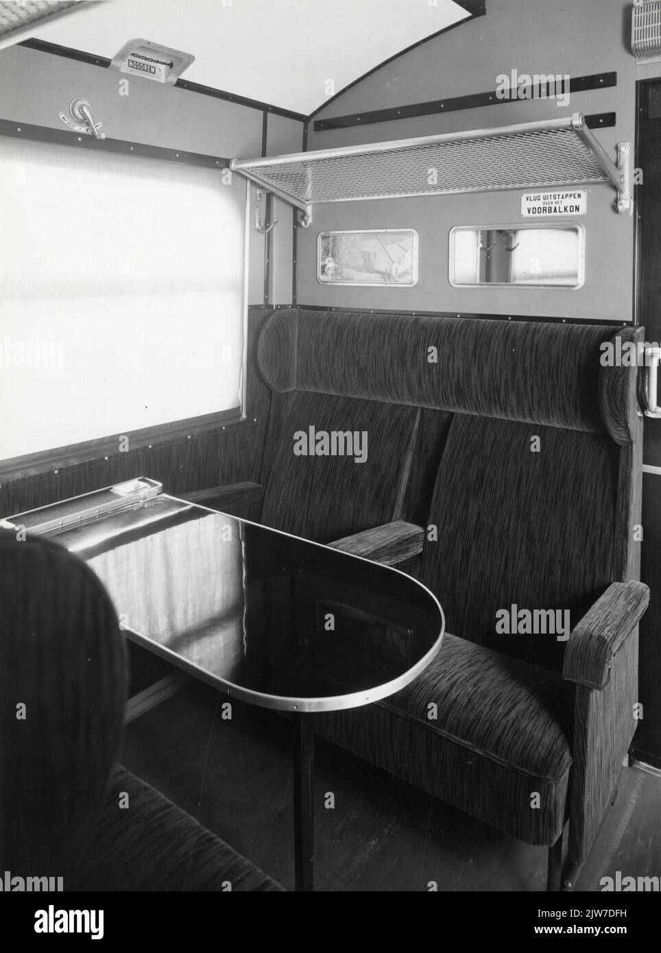Interior of a diesel-electrical train set the 5 (series 51-68) of the N ...