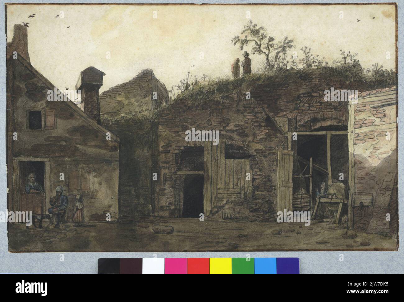 View of a part of the above -ground remains of Vredenburg Castle in ...