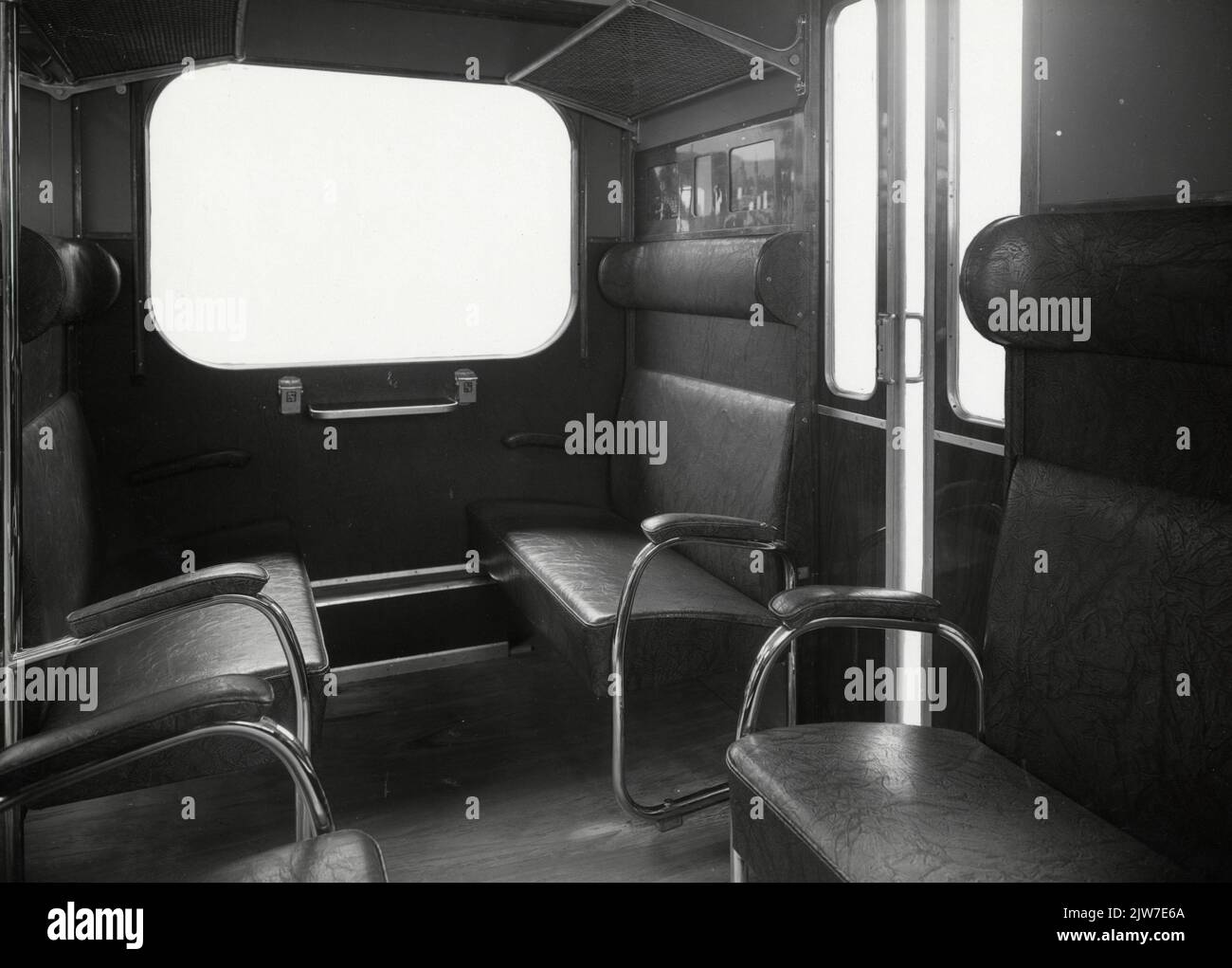 Interior of a diesel-electric train set the 3 (series 11-50) of the N.S ...