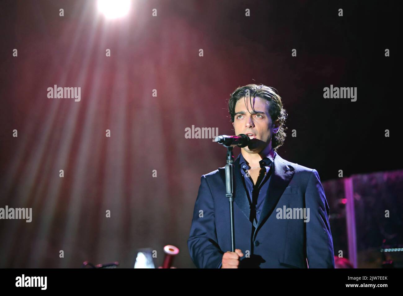 Vicenza, VI, Italy - September 3, 2022: Italian Singer GINOBLE GIANLUCA ...