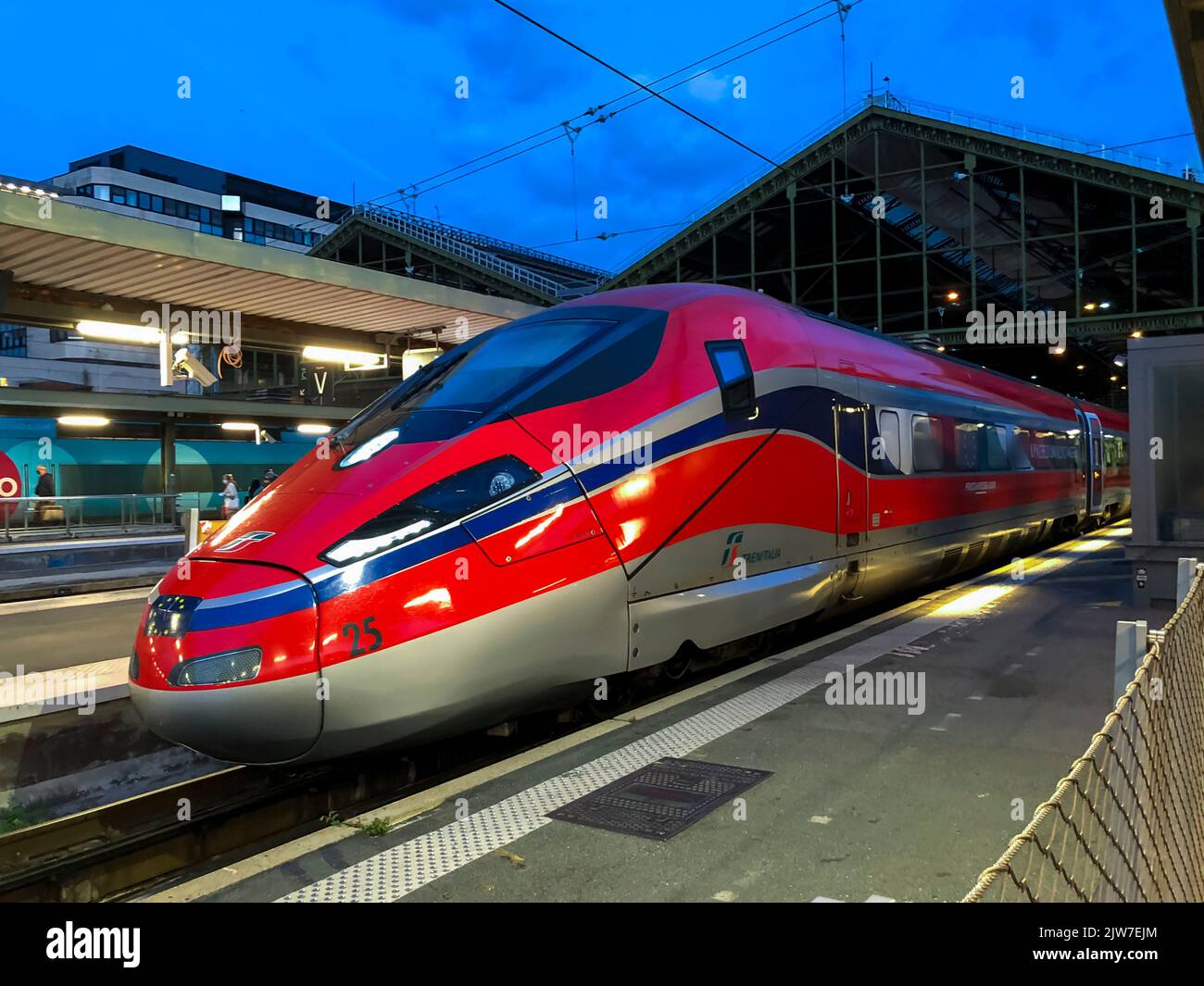 Paris, France, French Train Station, Gare de Lyon, TGV HIgh Speed Train ...