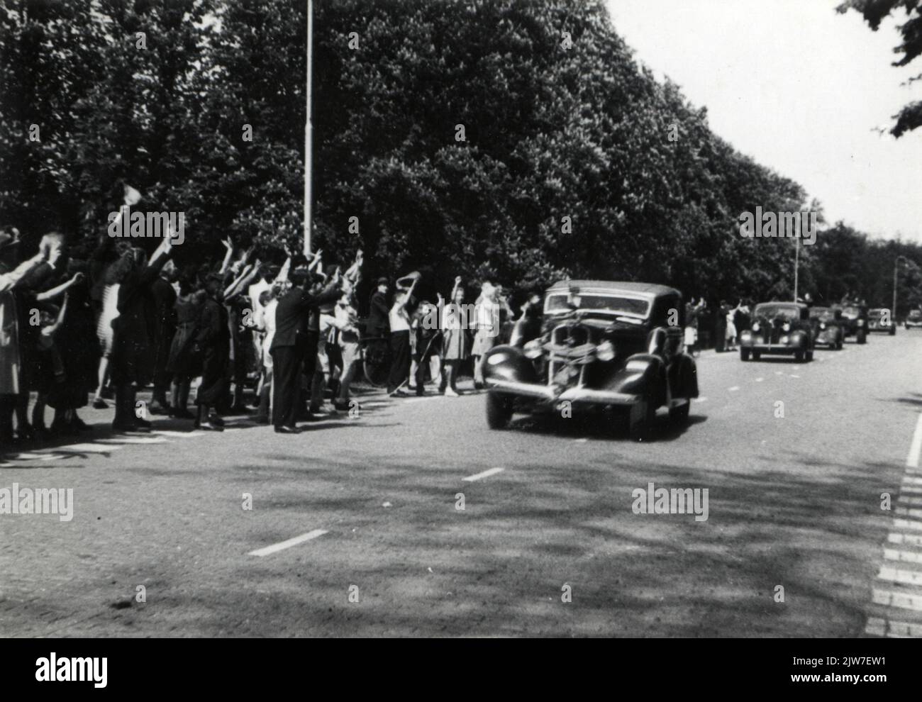 Image of cars on the road in between, presumably, Zeist and Driebergen ...