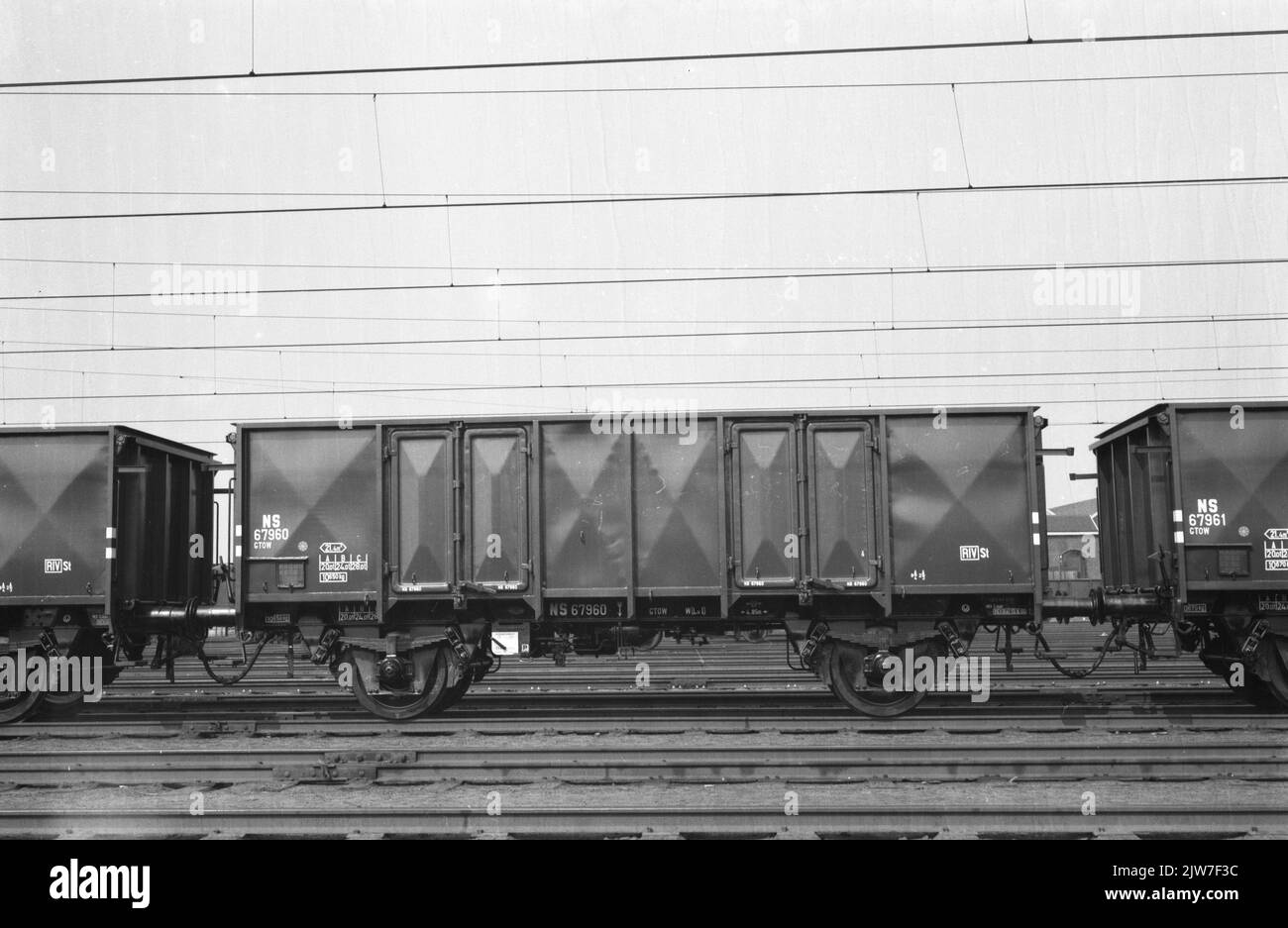 Image of the open freight wagon (coal wagon) NS 67960 (type GTOW ...
