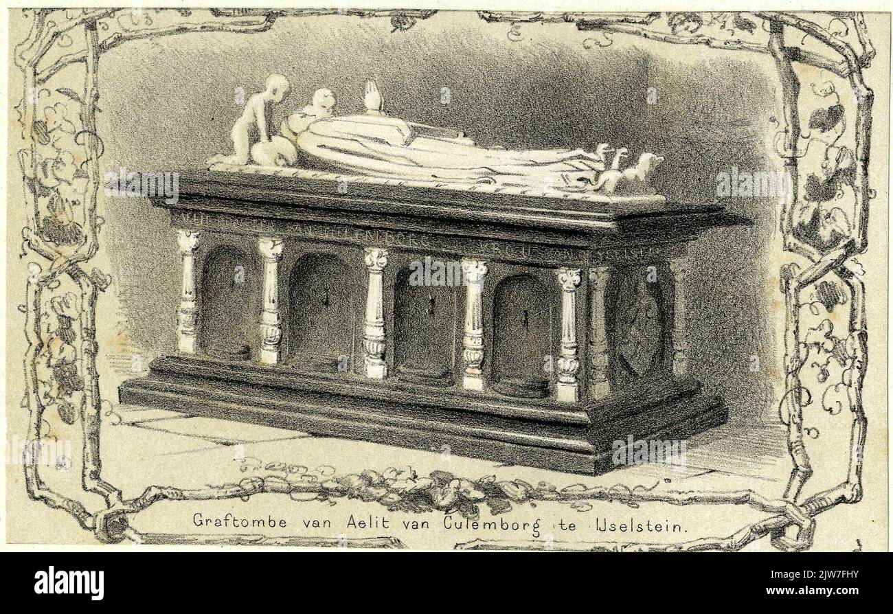 Graftombe van Aelit van Culemborg in IJsselstein Stock Photo - Alamy