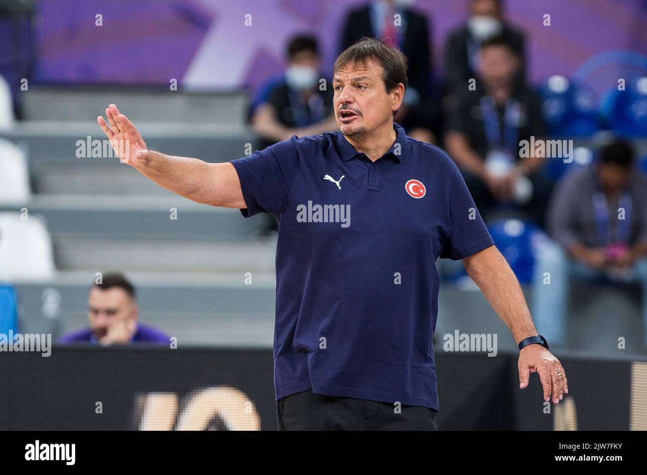 Head Coach Ergin Ataman of Turkey reacts Stock Photo - Alamy