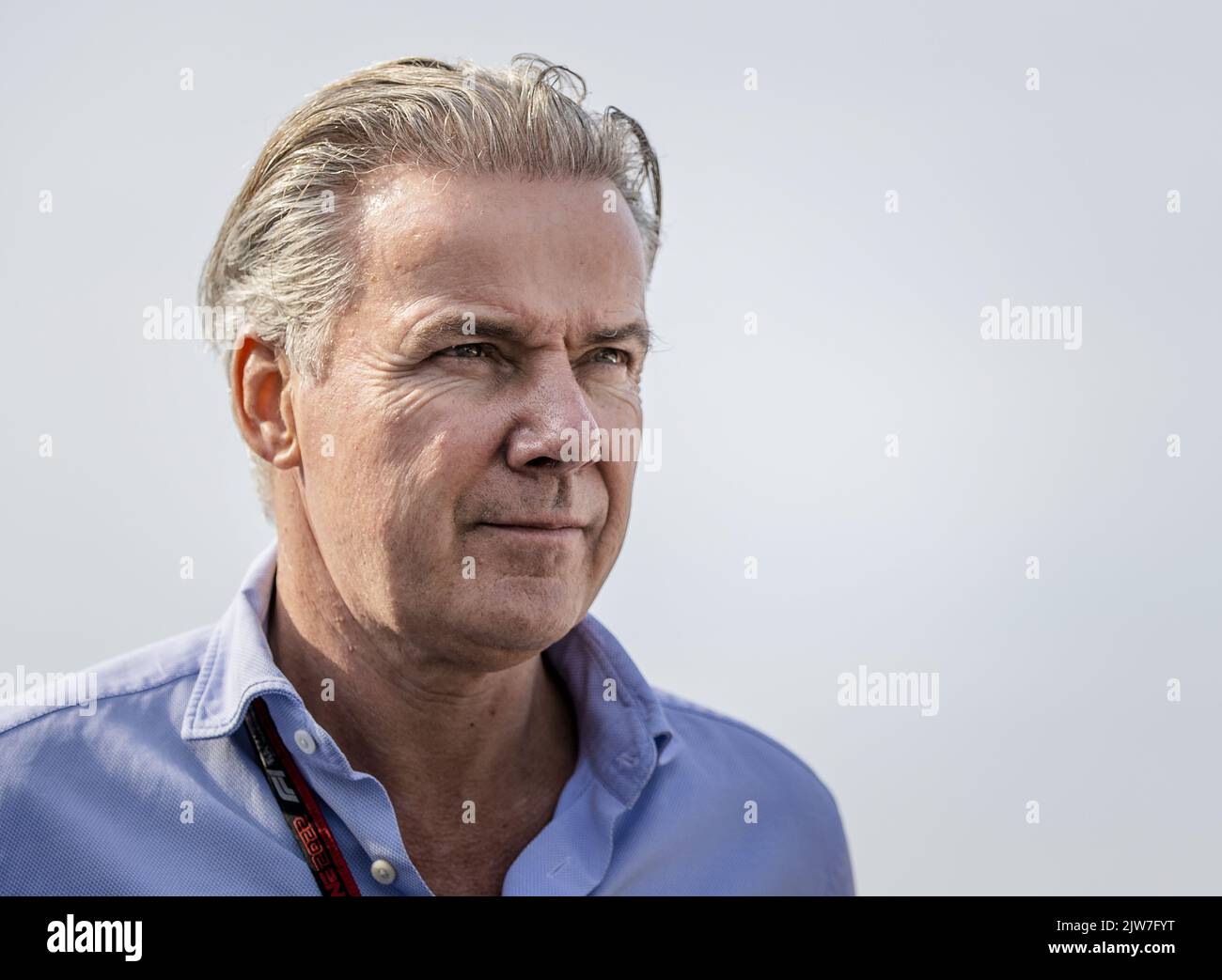 ZANDVOORT - Raymond Vermeulen in the run-up to the F1 Grand Prix of the ...