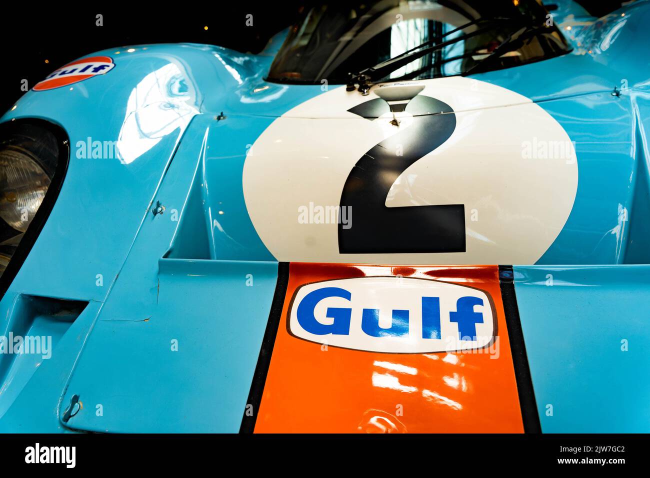 Gulf Porsche 917K race car Stock Photo - Alamy