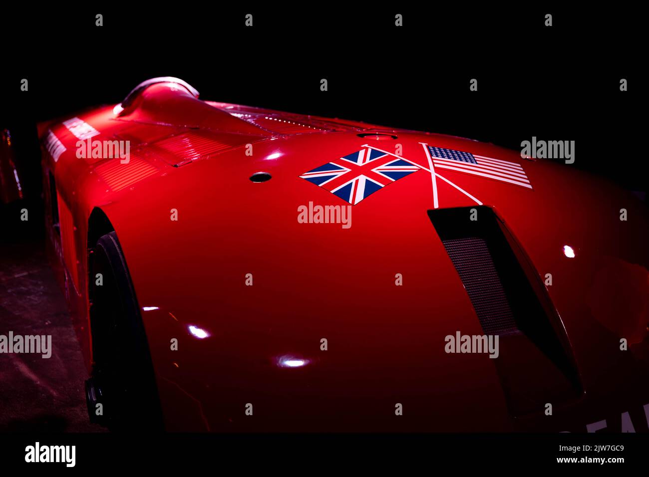 1,000hp Sunbeam, first to reach 200mph land speed record Stock Photo ...