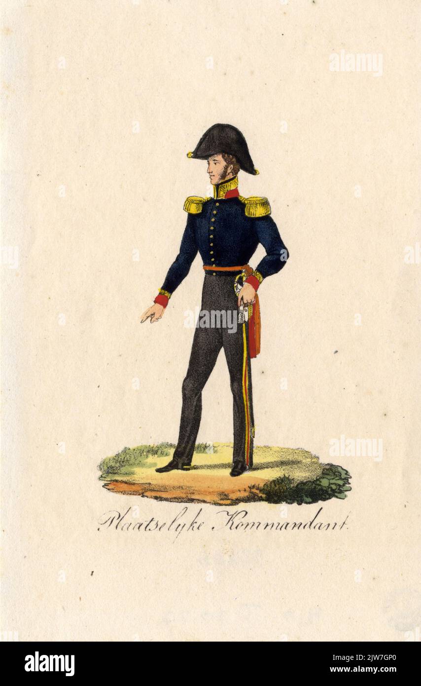 Place -to -site commander Stock Photo - Alamy