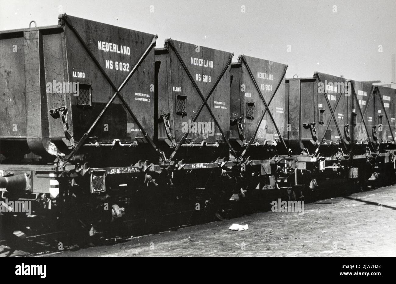 Image of a loading box with some open car loading boxes from the N.S ...