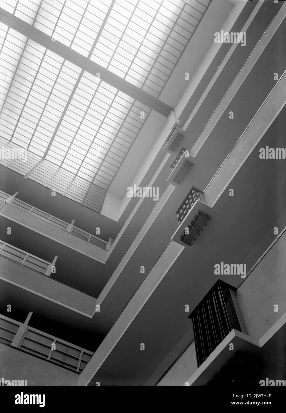 Interior of the correctly completed second annual fair building of the ...