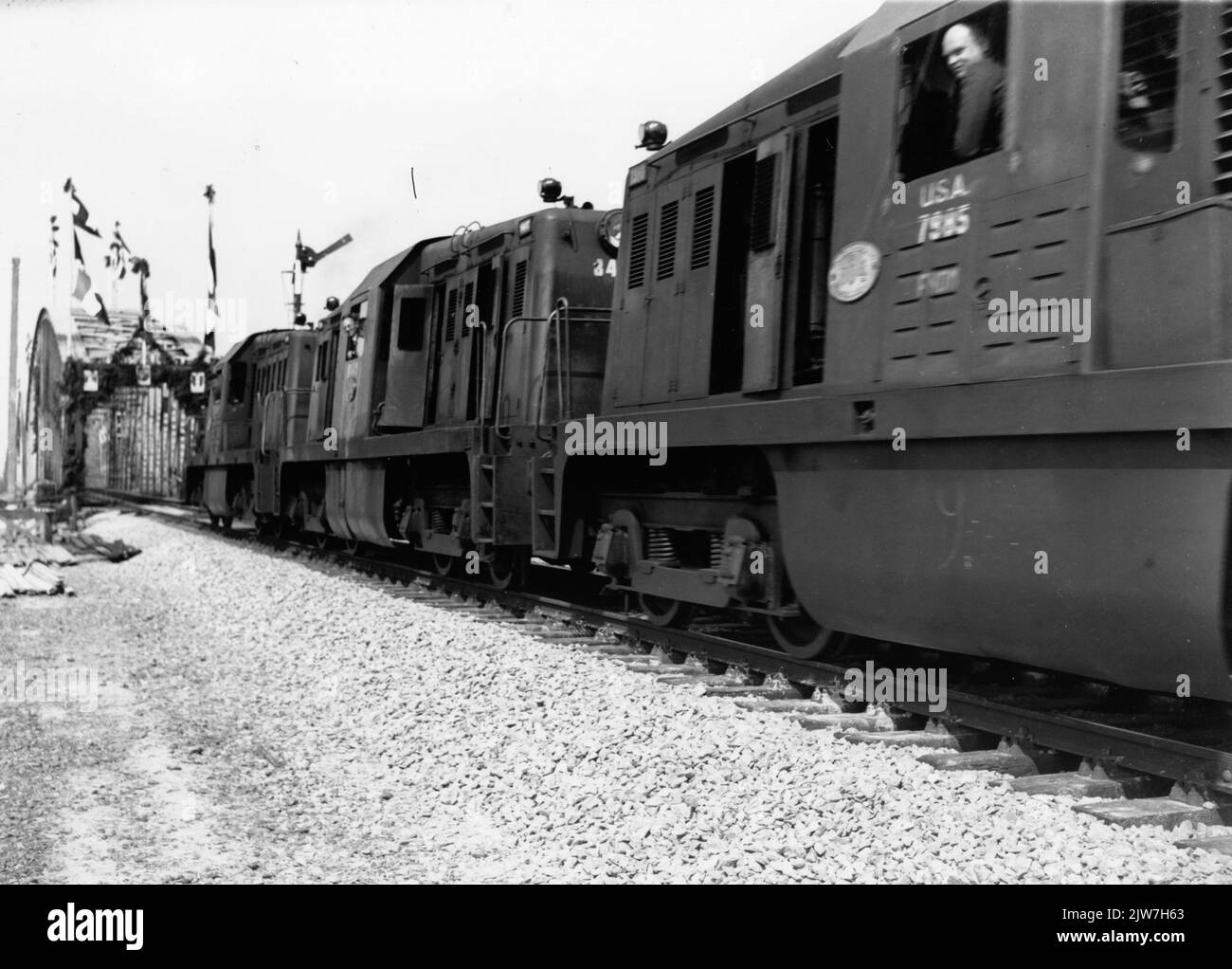 View of the first Jaarbeurs building on Vredenburg in Utrecht Stock ...