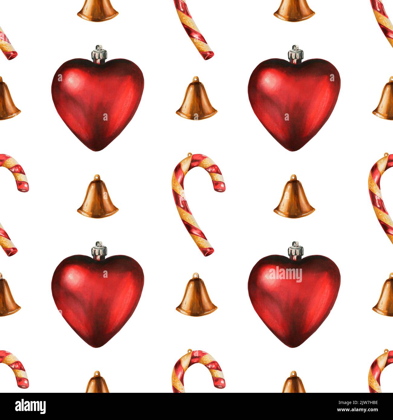 Merry christmas bauble seamless Cut Out Stock Images & Pictures - Alamy