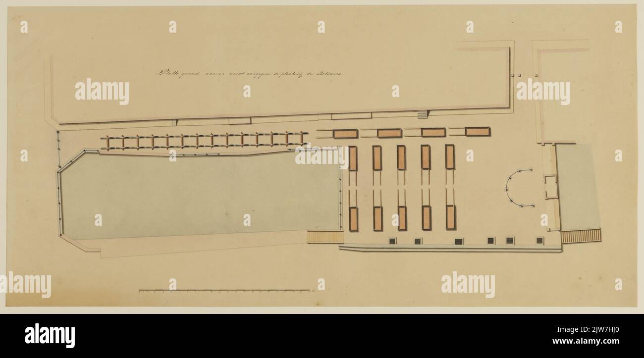 Flat soil indicating the placement of the bone carts Stock Photo - Alamy