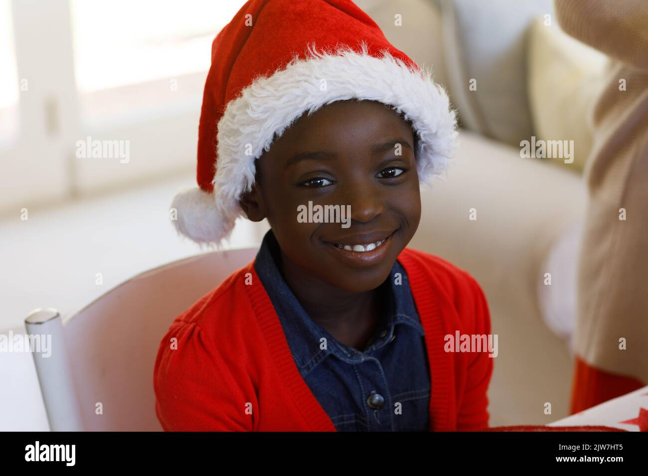 African santa girl hi-res stock photography and images - Alamy