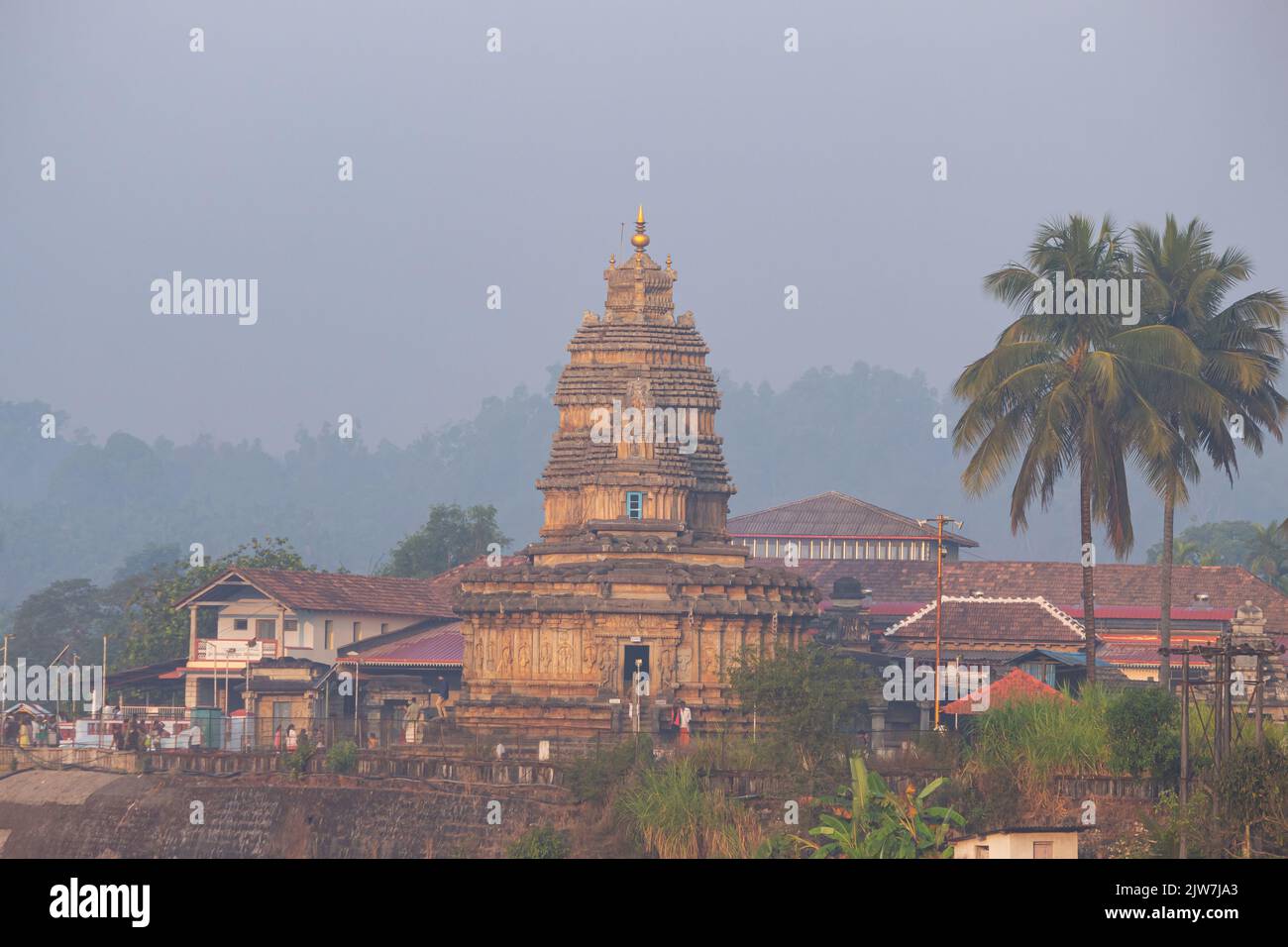 The Beautiful View of Sri Vidya Shankar Temple, Sringeri, Karnataka ...