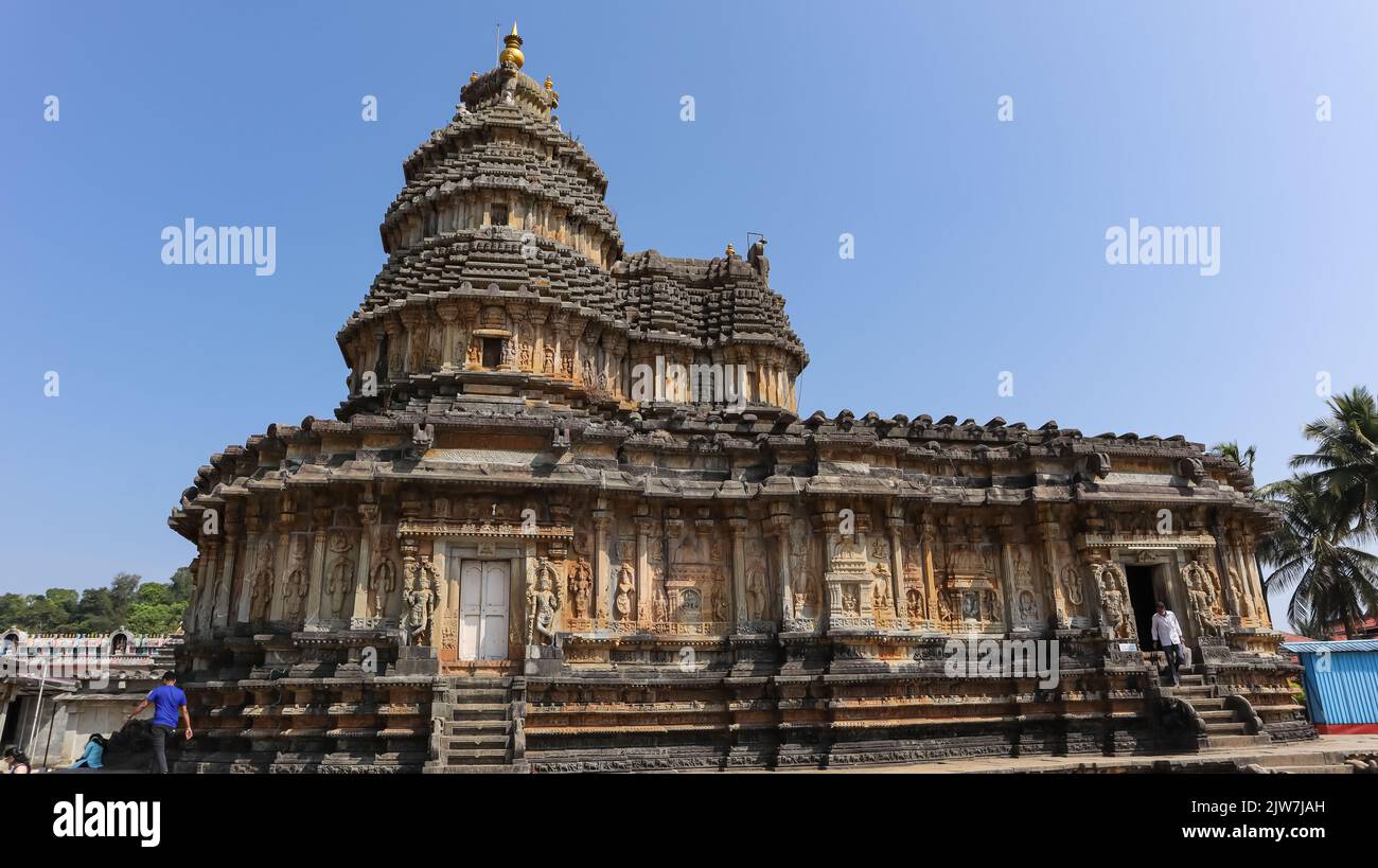 The Beautiful View of Sri Vidya shankara Temple, Sringeri, Karnataka ...