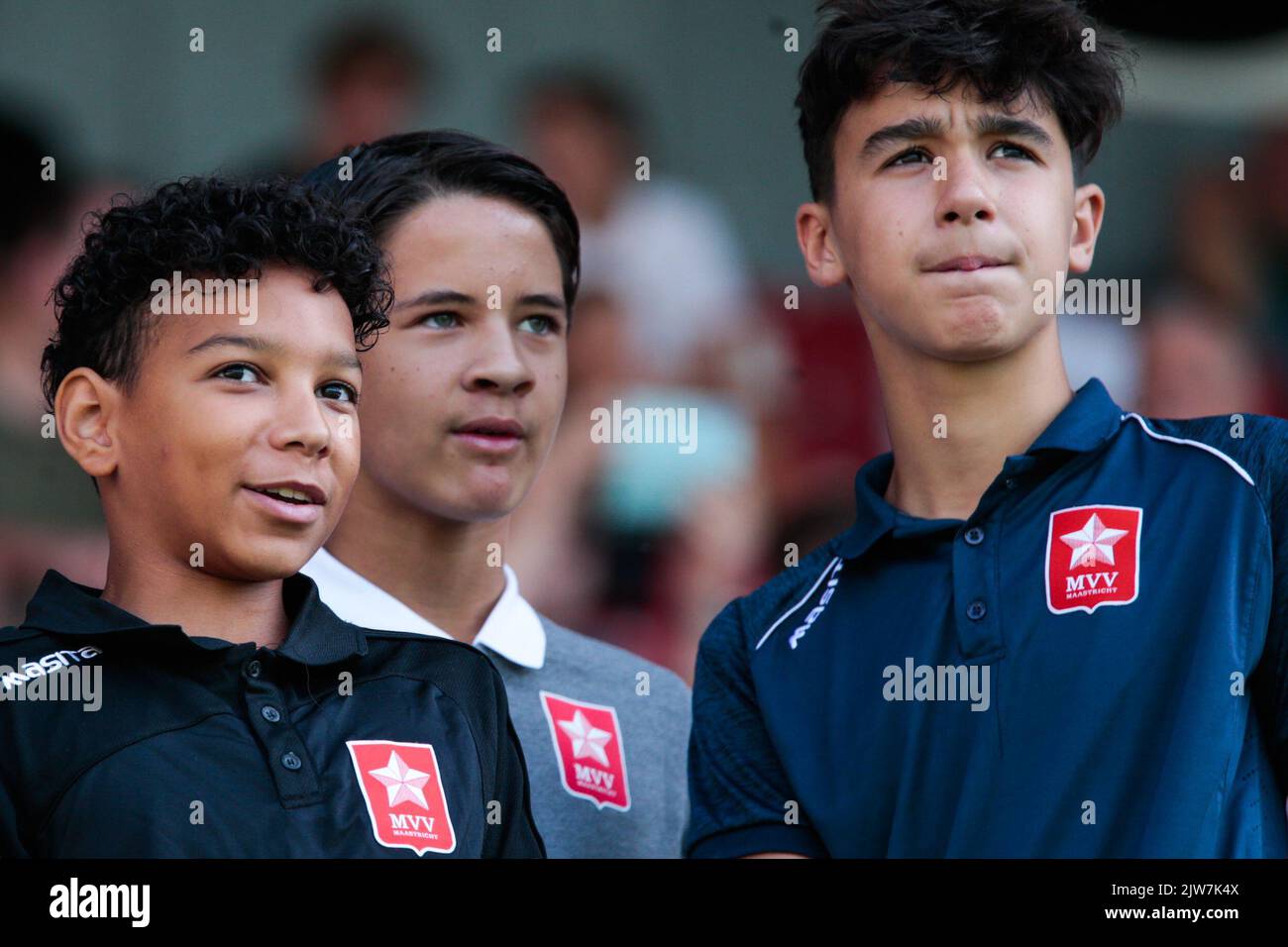 MAASTRICHT, NETHERLANDS - SEPTEMBER 4: MVV fans during the Dutch ...
