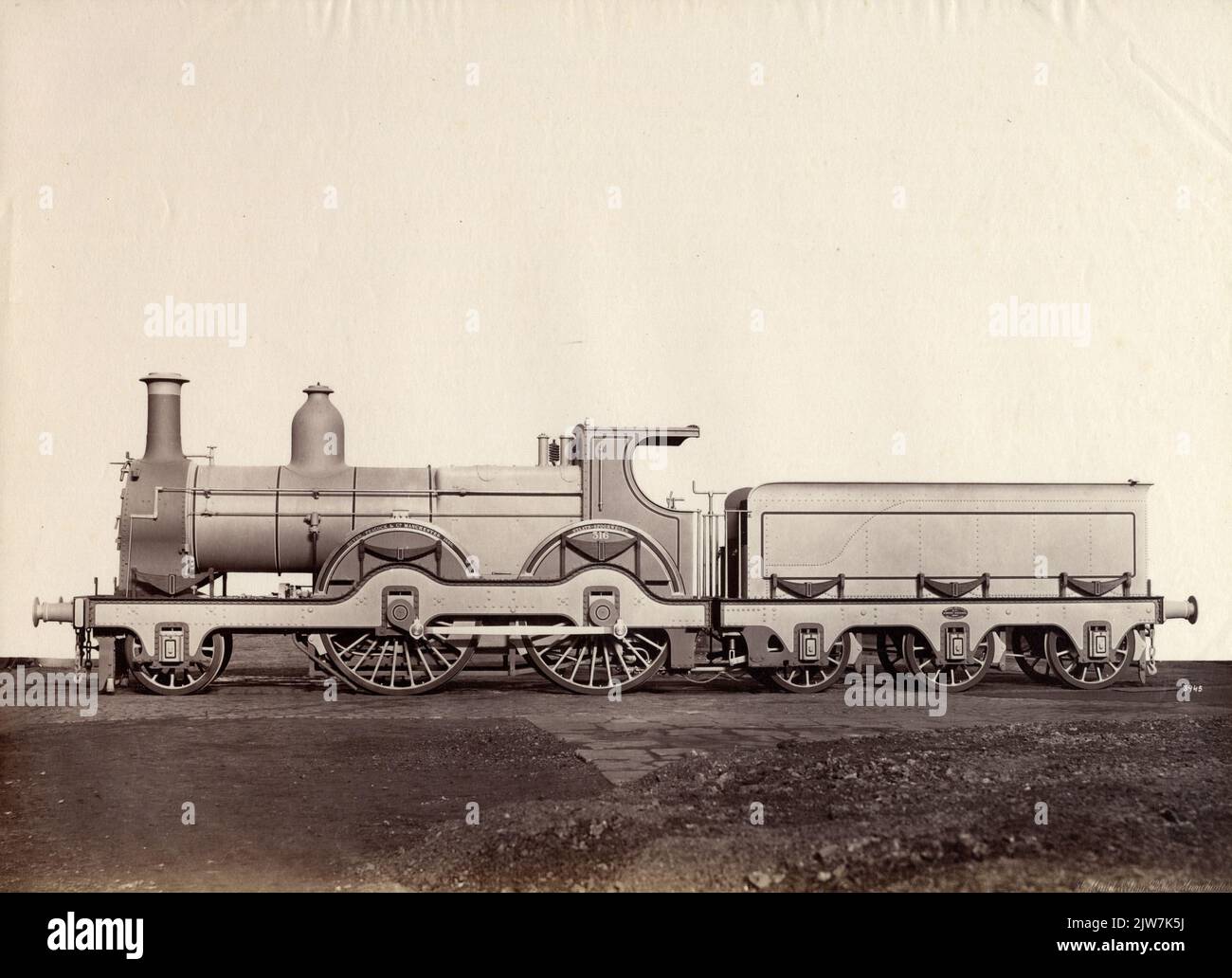 Image of the steam locomotive No. 316 (series 301-479, later renumbered ...