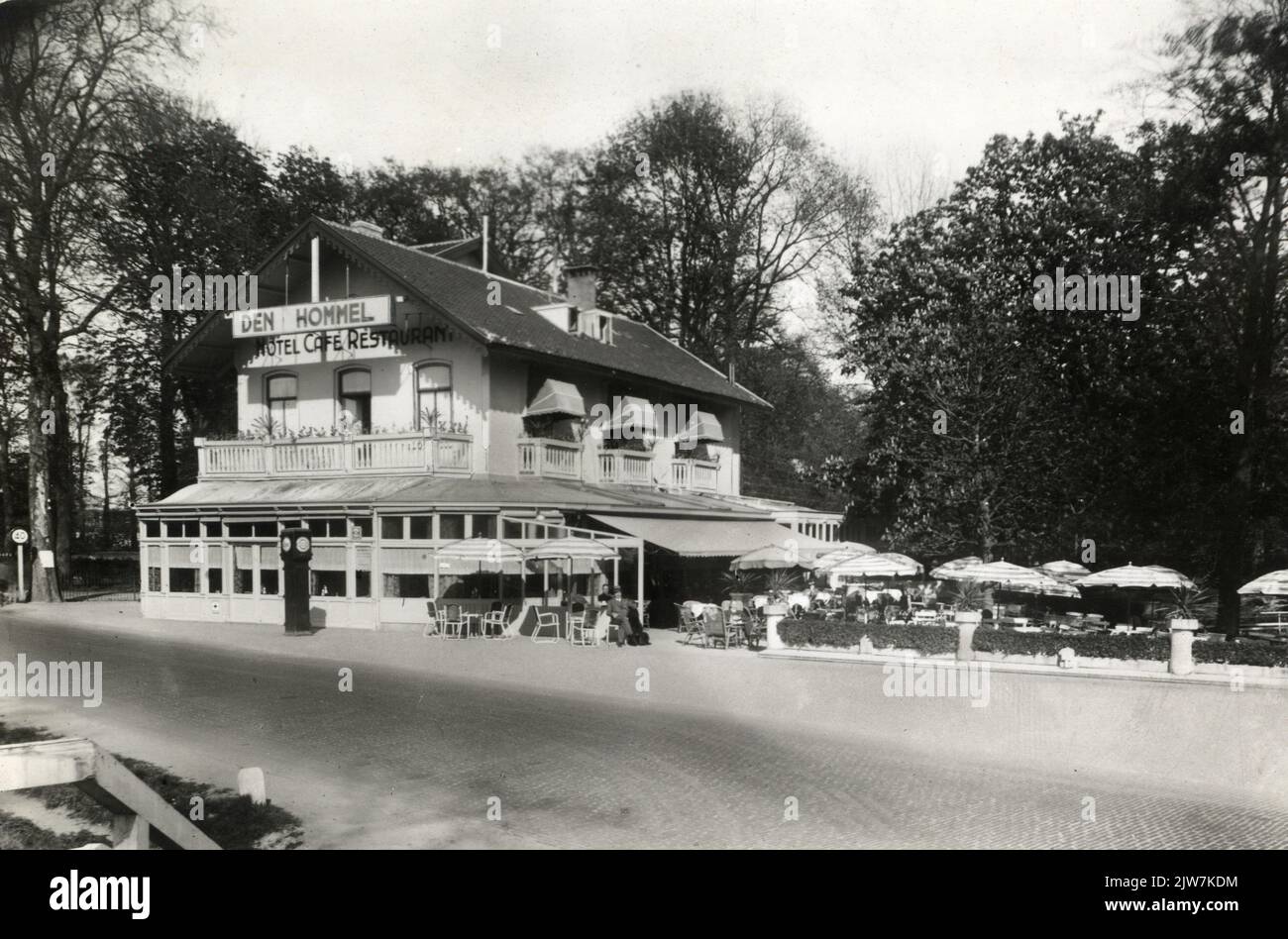View of the Hotel-Café-Restaurant Den Hommel (Rijksstraatweg 46) in ...