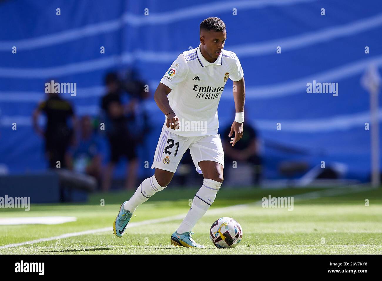 Rodrygo Goes of Real Madrid during the La Liga match between Real ...