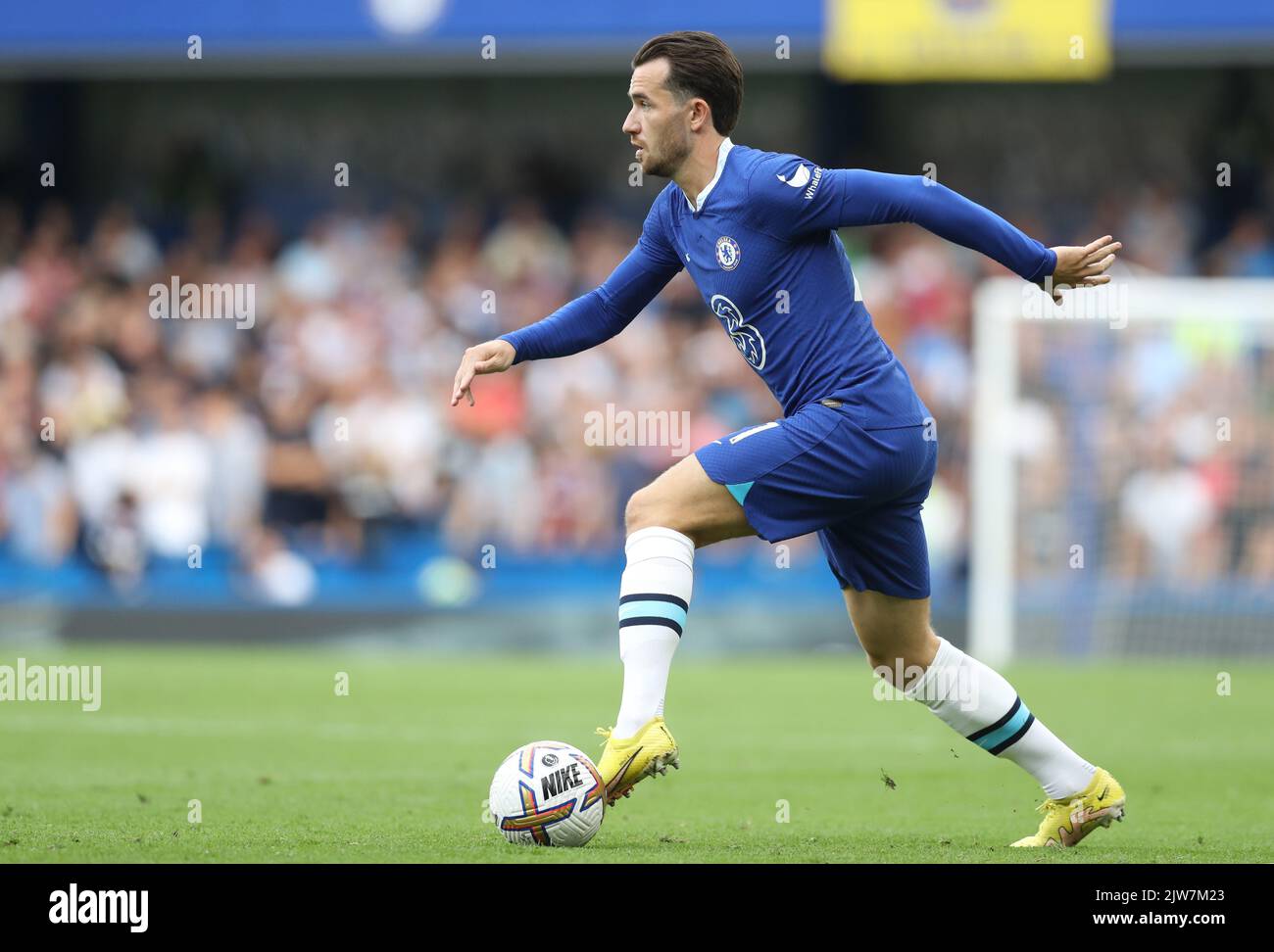 London, England, 3rd September 2022. Ben Chilwell of Chelsea during the ...