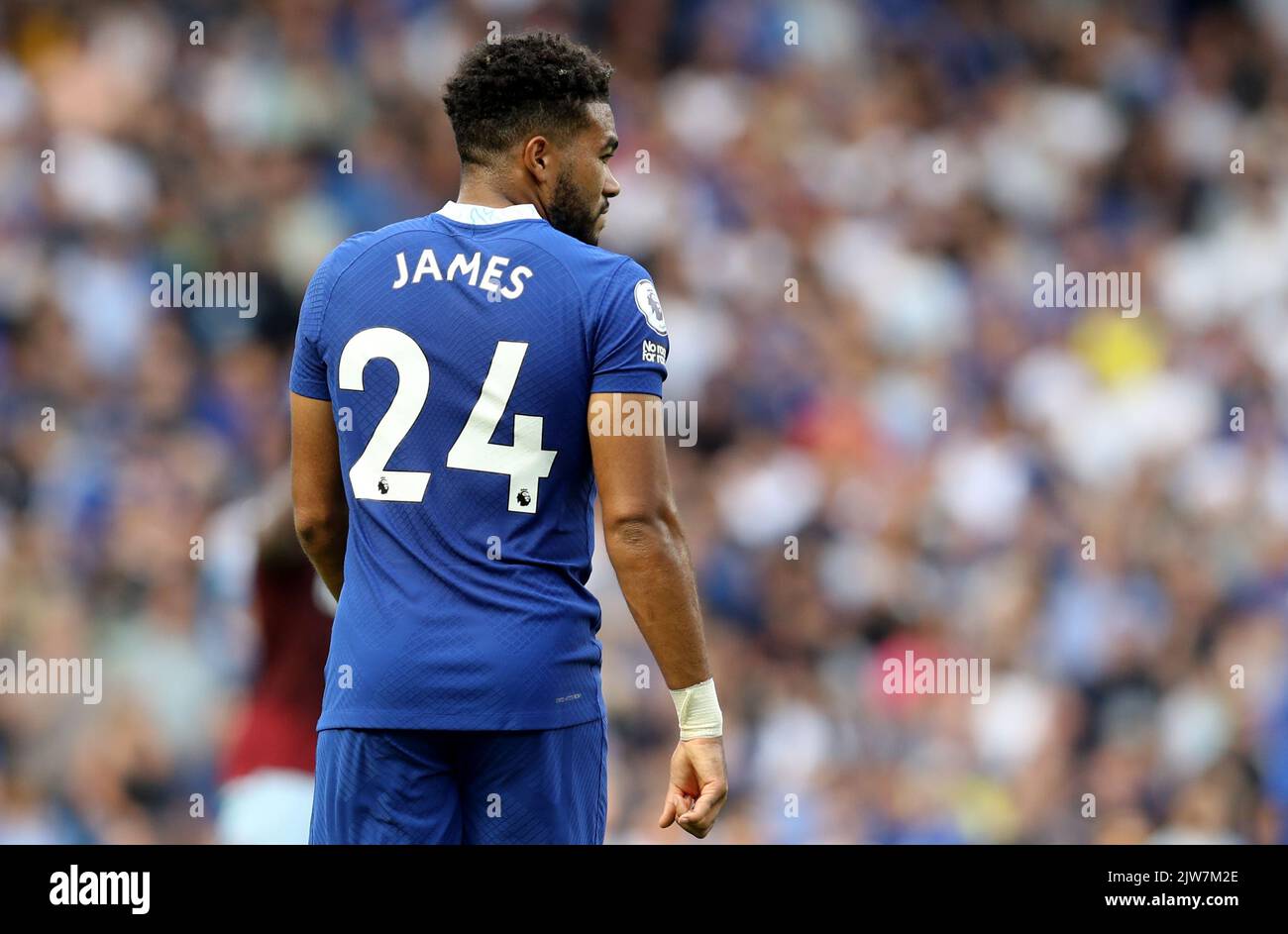 London, England, 3rd September 2022. Reece James of Chelsea during the ...