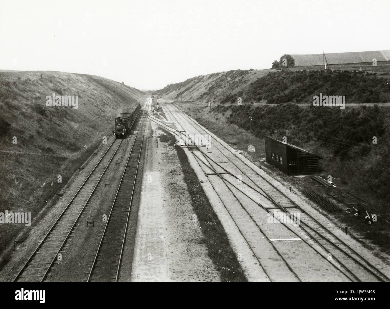 Face from the viaduct in the GrebBeweg in Rhenen on the yard of the ...