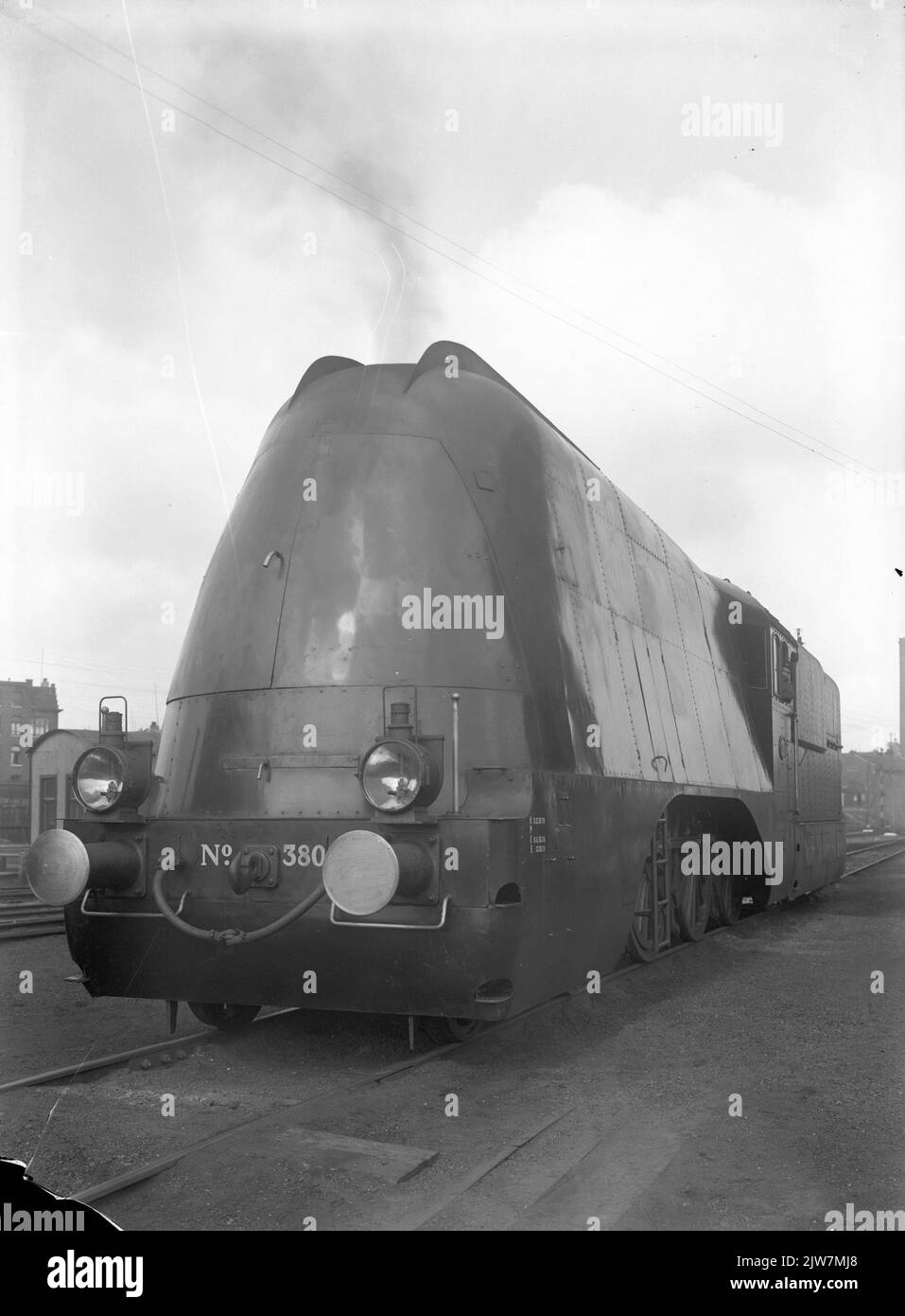 Image of the steam locomotive No. 3804 (series 3700/3800) of the N.S ...